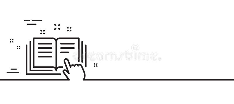 Technical Documentation Line Icon. Instruction Sign. Minimal Line ...