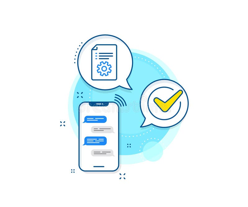 Technical Documentation Line Icon. Instruction Sign. Vector Stock ...