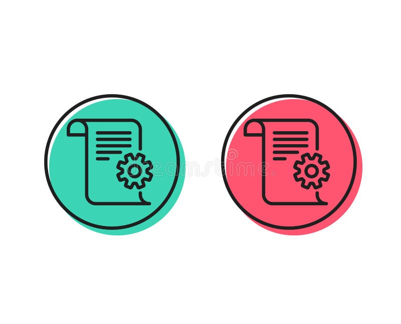 Technical Documentation Icon. Vector Illustration. EPS 10 Stock Vector ...