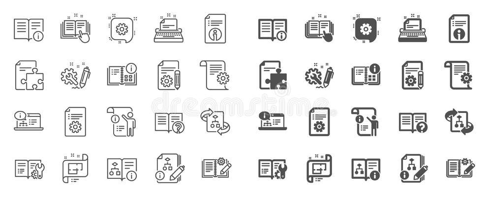 Instruction Manual Symbols Stock Illustrations – 555 Instruction Manual ...