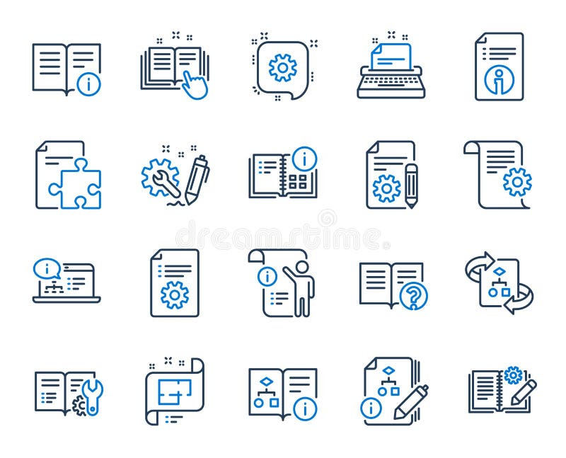 Instruction Manual Symbols Stock Illustrations – 590 Instruction Manual Symbols Stock ...