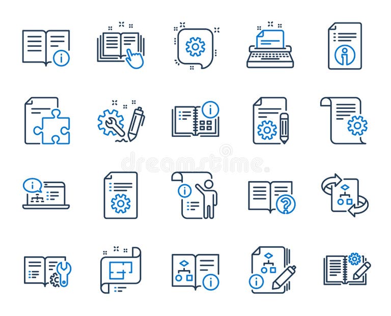 Instruction Manual Symbols Stock Illustrations – 590 Instruction Manual ...