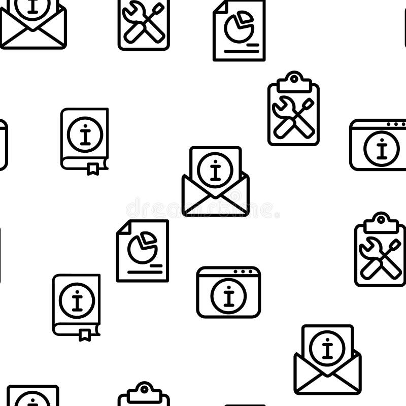 Technical Documentation Vector Seamless Pattern Stock Vector ...