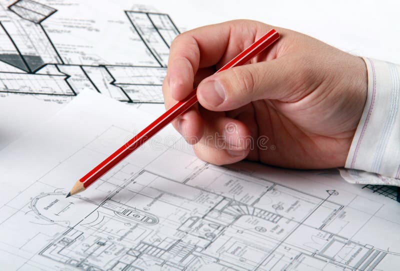 The technical drawing stock image. Image of drafting - 14387043