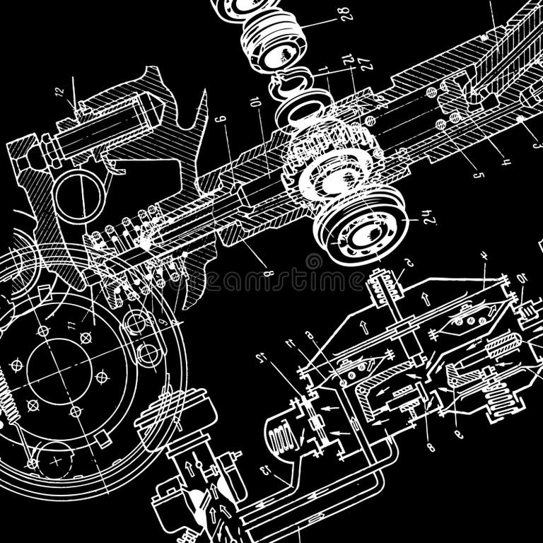 Technical Drawing Gear Stock Illustrations – 15,049 Technical Drawing ...