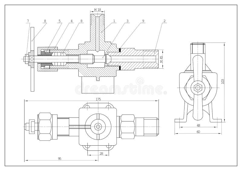 Drawing of Gear Mechanism on Chalkboard Stock Image - Image of college ...