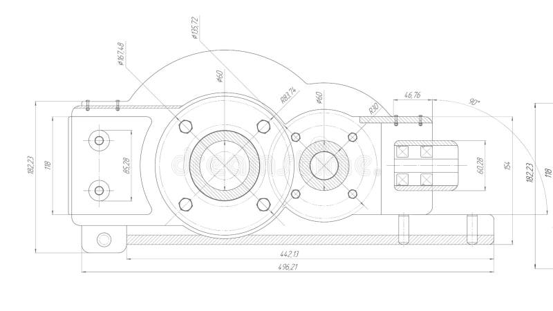 Technical Drawing Background .Mechanical Engineering Background ...