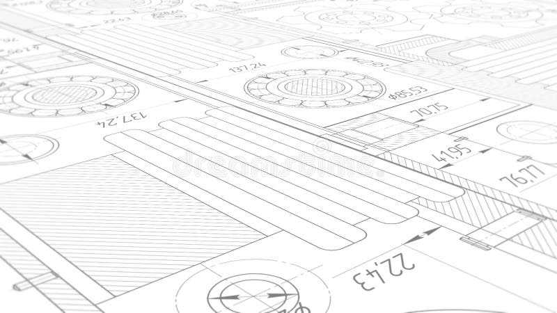 Engineering Technology Background. Modern Futuristic Concept.Video ...