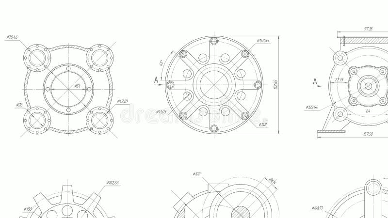 Mechanical Engineering Drawing Hd