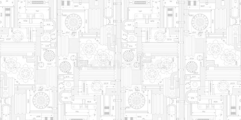 Rotating Gears .Technical Background . Business Presentation. Stock ...