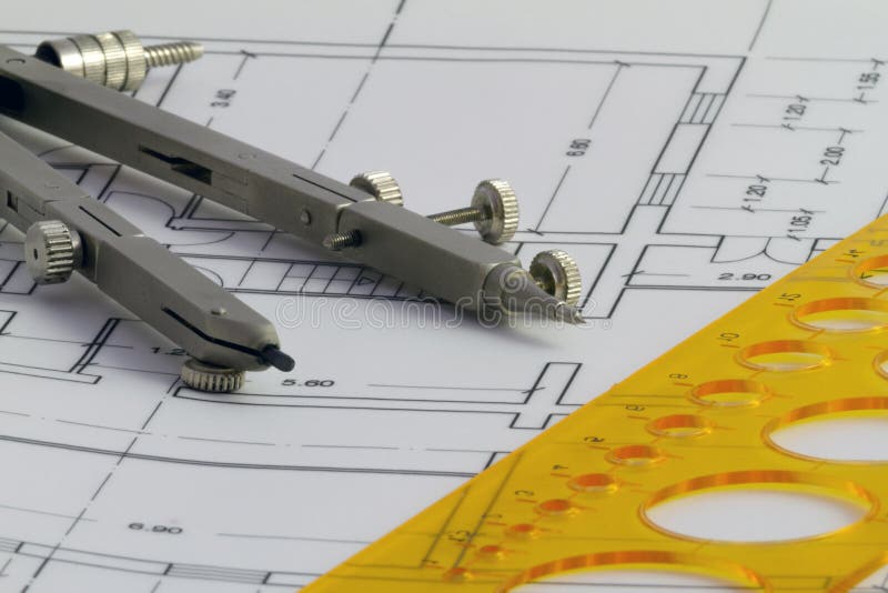 Technical drawing stock photo. Image of male, construction - 44797022