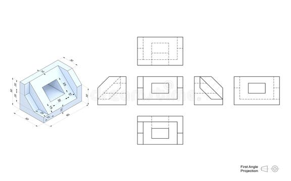 Orthogonal Projection Object Stock Illustrations – 66 Orthogonal ...