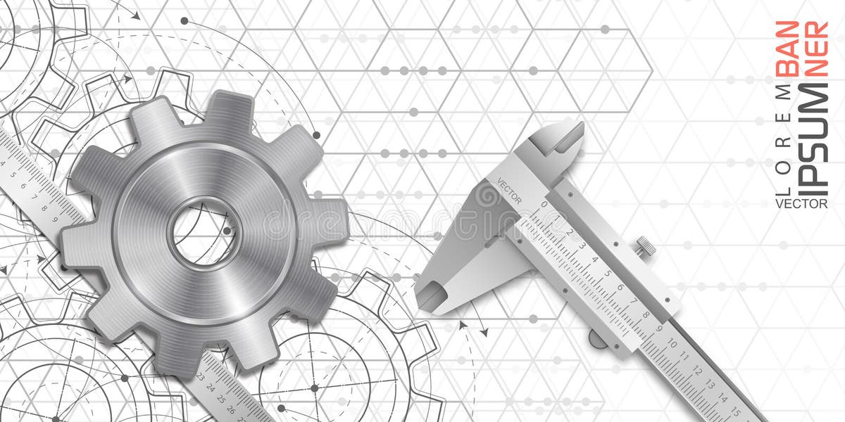 Calipers Mechanical Drawing Stock Illustrations – 157 Calipers ...