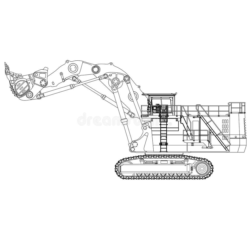Backhoe Outline Stock Illustrations – 959 Backhoe Outline Stock ...