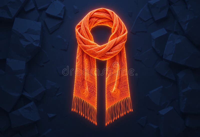 Technical Drawing Fashion Scarf Stock Illustrations – 93 Technical ...