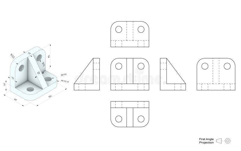 Projection View Drawing