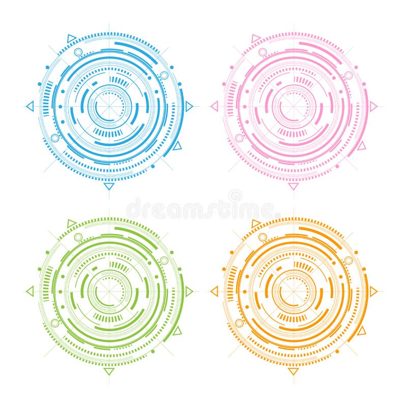 Technical Drawing .Set of Technical Details .Technical Drawings ...