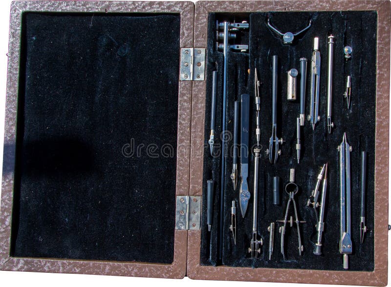 Technical drawing tools stock image. Image of draftsman - 142253533