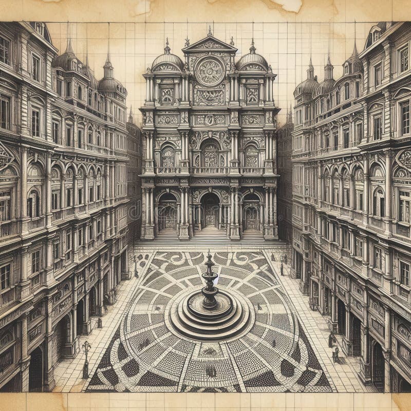 Renaissance Layout Stock Illustrations – 753 Renaissance Layout Stock ...