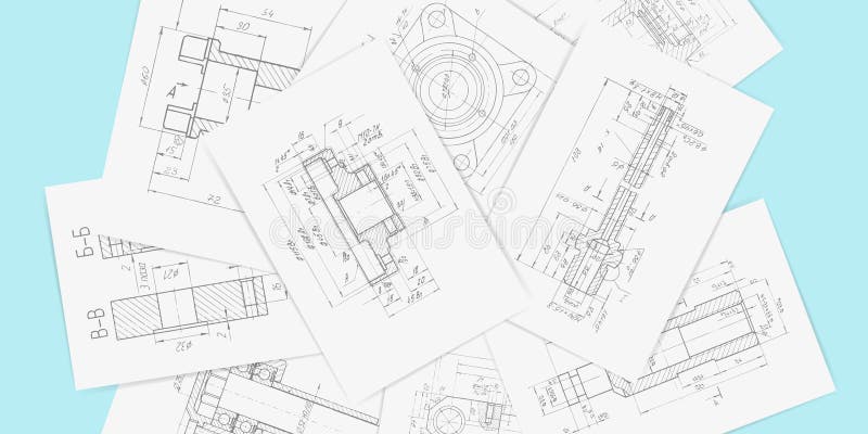 Construction Plan Sheets Stock Illustrations – 57 Construction Plan ...