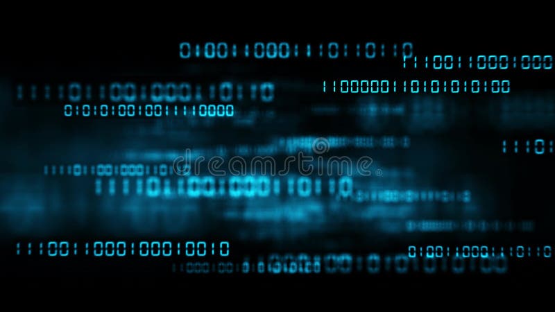 Technical Environment Programming, Binary Code in the Future. Modern Technology Hex Code Concept ...
