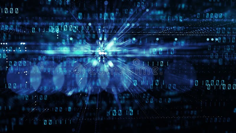 Technical Environment of Programming Binary Digits. Modern Technology Hex Code Stock Video ...