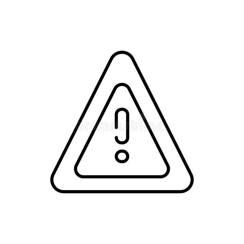 Technical Error Color Line Icon. Website Banner Stock Vector ...