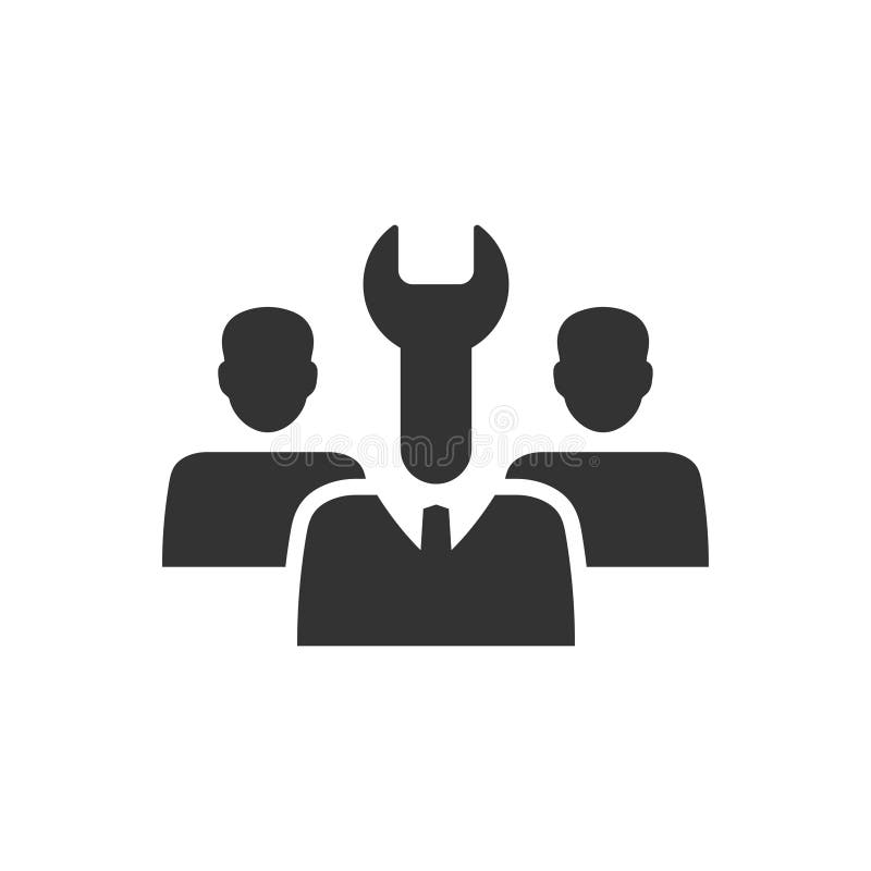 Technical Team Icon stock vector. Illustration of team - 97840753