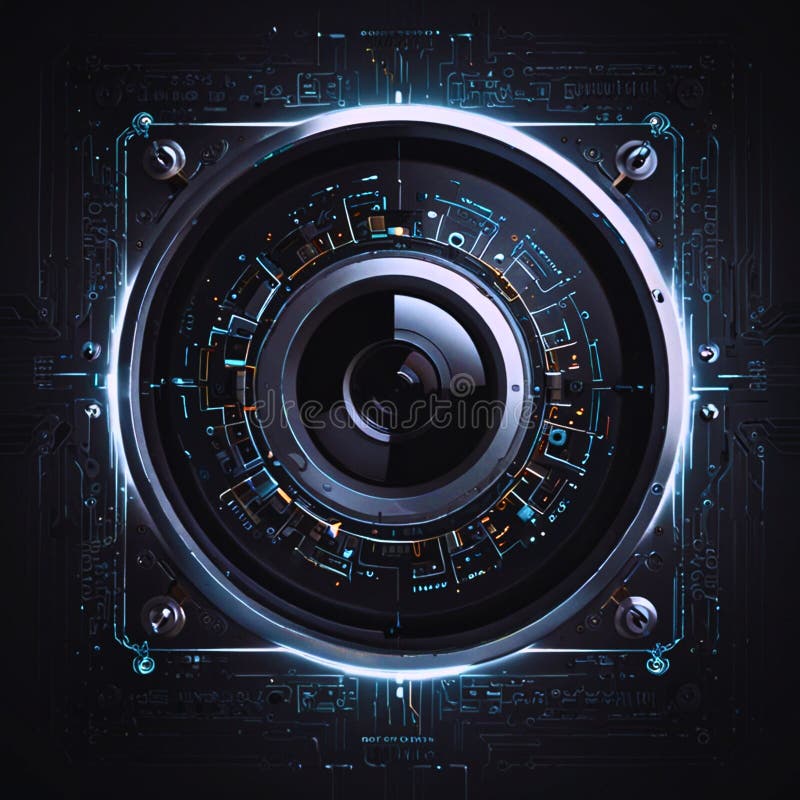 Technical Eyes stock illustration. Illustration of world - 319688465