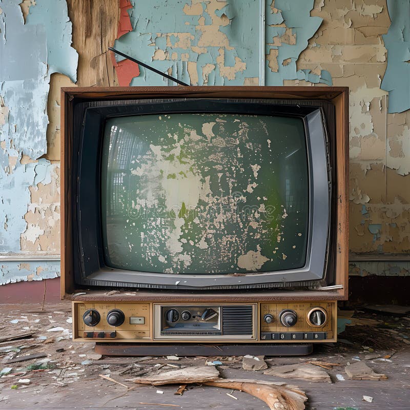 Television Screen S Technical Malfunction Digital Disruption ...