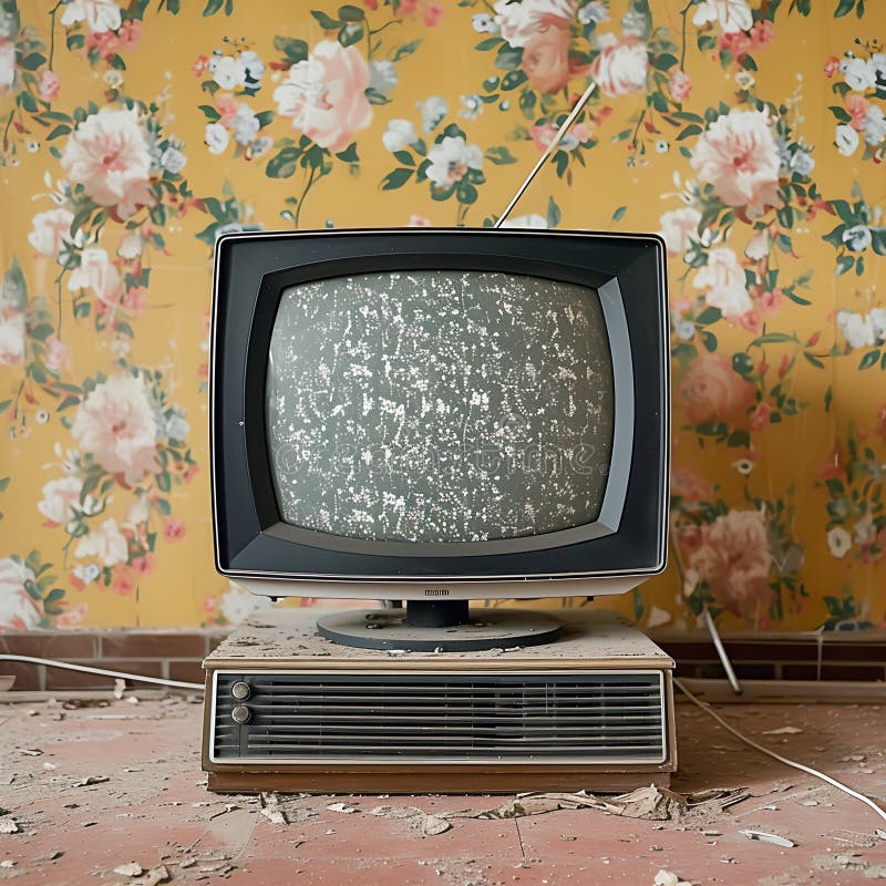 Television Screen S Technical Malfunction Digital Disruption ...