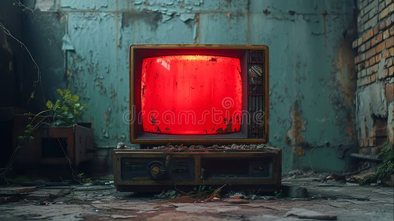 Television Screen S Technical Malfunction Digital Disruption ...