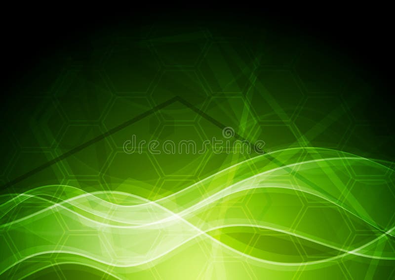 Technical green backdrop stock vector. Illustration of digital - 19198146