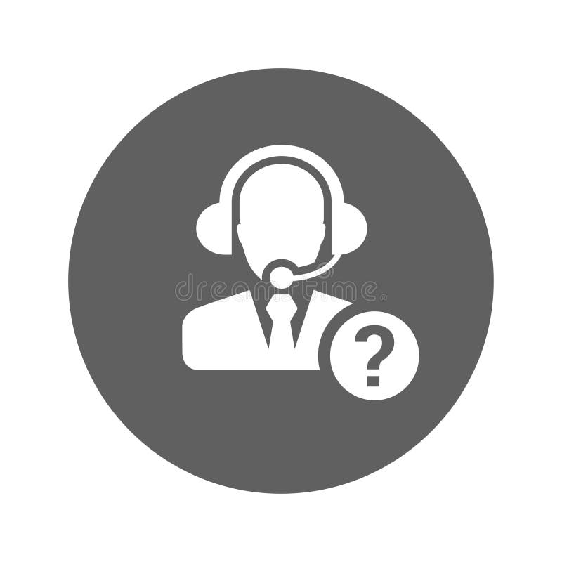 Technical Help icon stock vector. Illustration of agent - 290798084