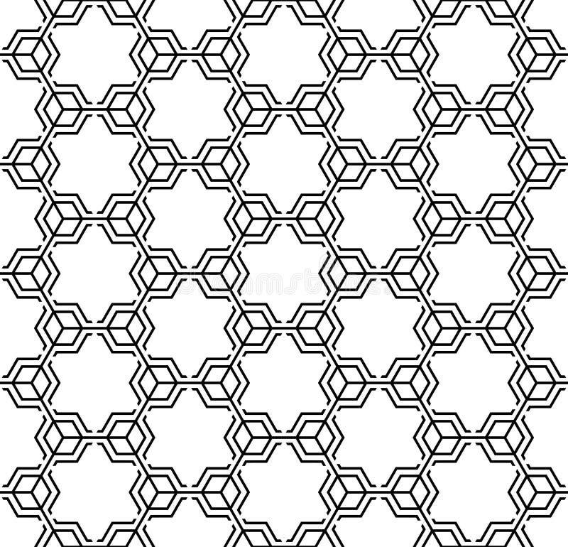 Honeycomb Seamless Pattern. Stock Vector - Illustration of decorative ...