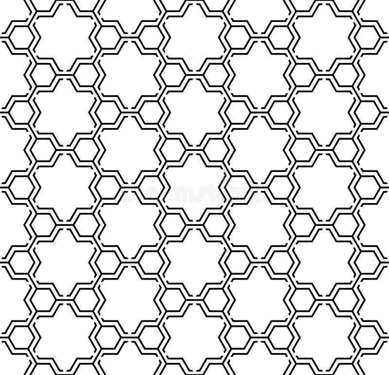 Honeycomb Seamless Pattern. Stock Vector - Illustration of decorative ...