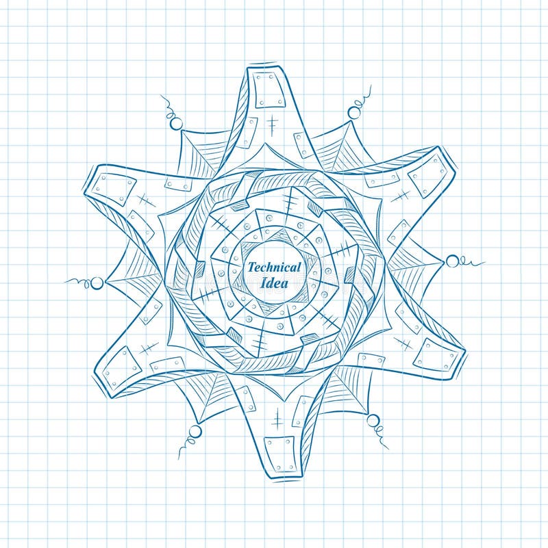Technical Idea .Creative Technologies Stock Vector - Illustration of ...
