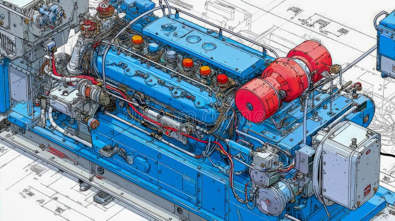 Machine Blueprint Stock Illustrations – 27,290 Machine Blueprint Stock ...