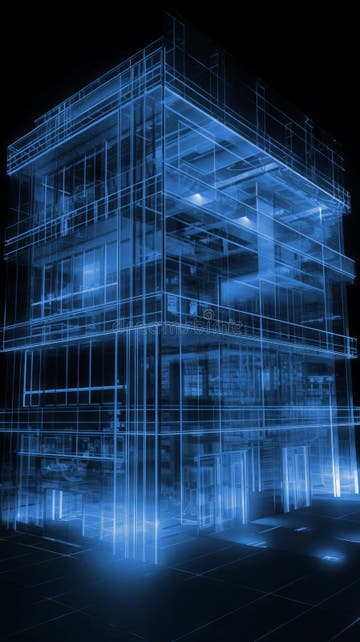 Structural Engineering Wireframe Stock Illustrations – 448 Structural ...