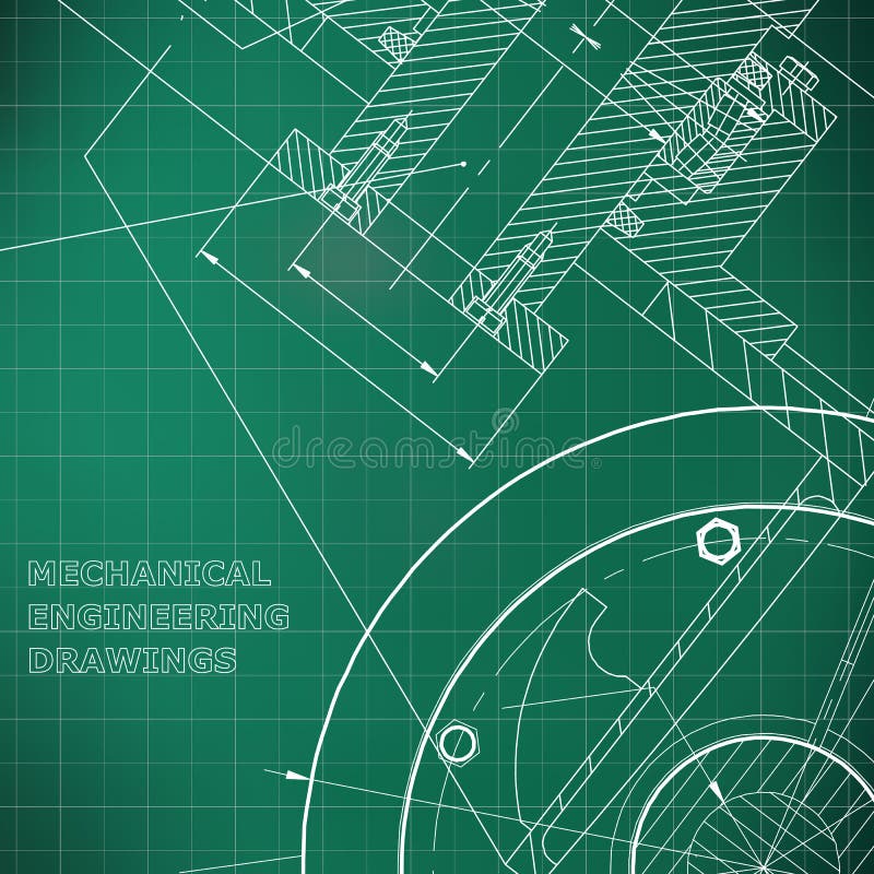 Technical Illustration. Mechanical Engineering. Technical Design ...