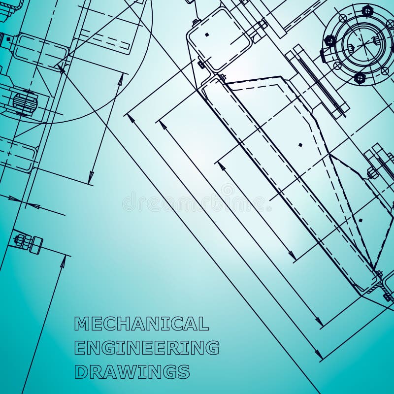 Technical Illustrations, Background Stock Vector - Illustration of ...