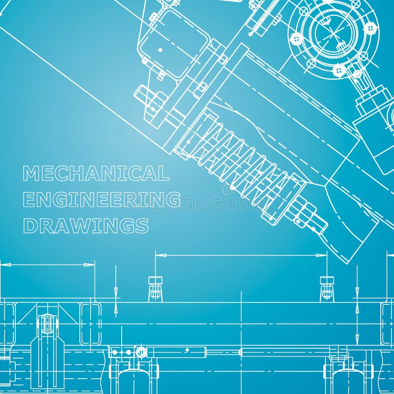 Technical Illustrations, Background Stock Vector - Illustration of ...