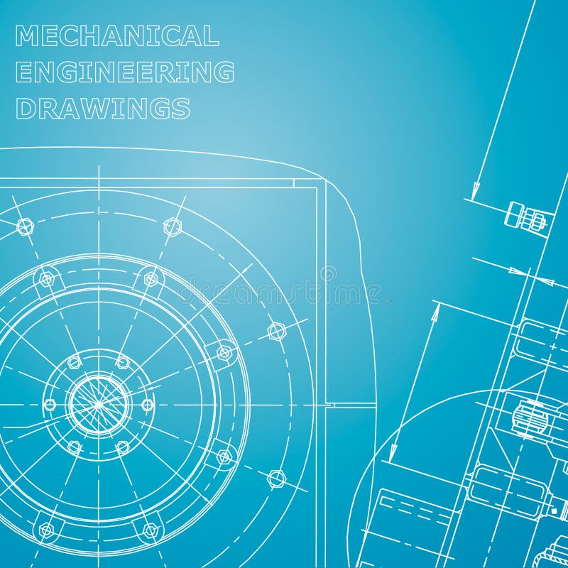 Technical Illustrations, Background Stock Vector - Illustration of ...