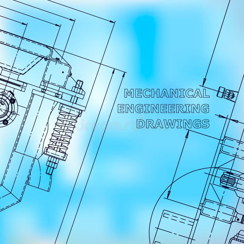 Technical Illustrations, Background Stock Vector - Illustration of ...