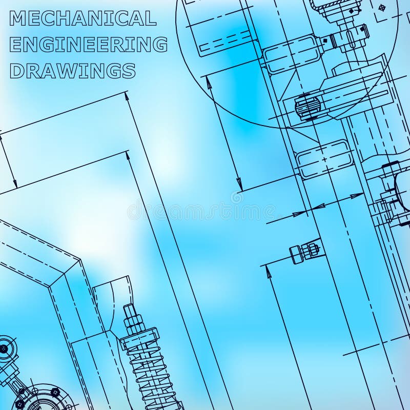 Technical Illustrations, Background Stock Vector - Illustration of ...