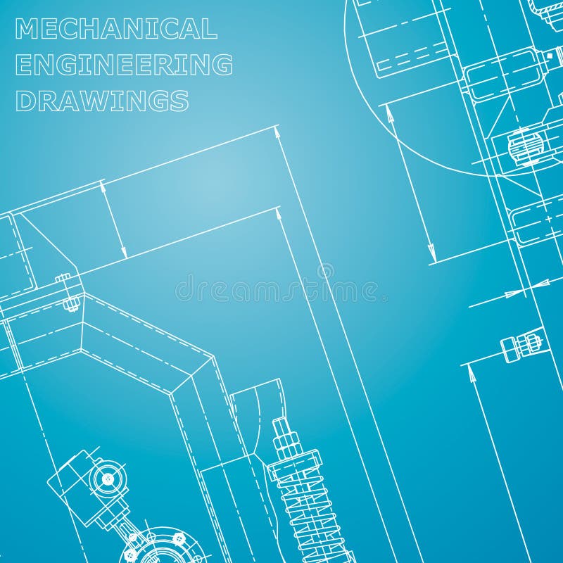 Technical Illustrations, Background Stock Vector - Illustration of ...