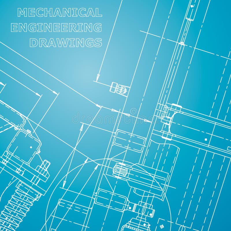 Technical Illustrations, Background Stock Vector - Illustration of ...