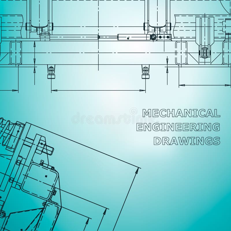 Technical Illustrations, Background Stock Vector - Illustration of ...