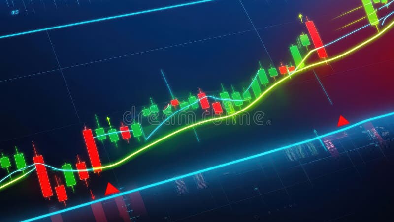 Technical Indicators, Analyzing Market Signals Stock Illustration ...