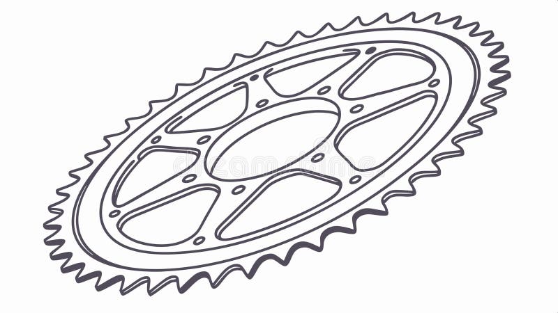 Technical Industrial Gear Wheel Component Illustration Vector Design ...
